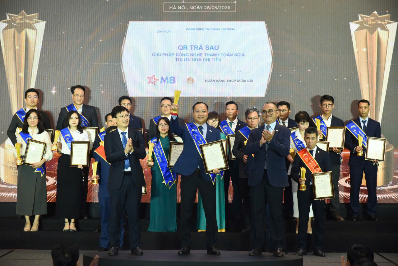 MB ghi dấu ấn với 5 giải thưởng Sao Khuê 2026